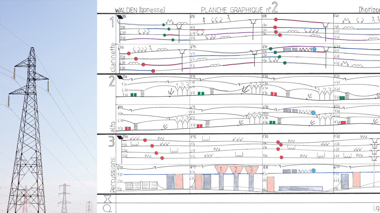 Walden [...un lieu...] partitions graphiques pour un éco[ute]système ...